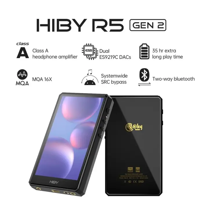 Hiby R5 Gen 2 Digital Audio Player | KeeWee Shop